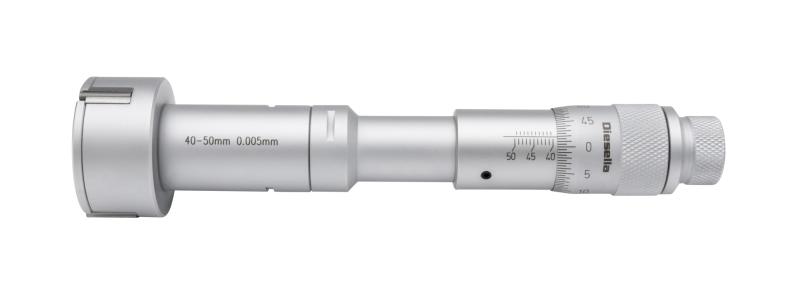 Indvendig 3-punkt mikrometer 10-12 mminkl. kontrolring - smedebutikken.dk