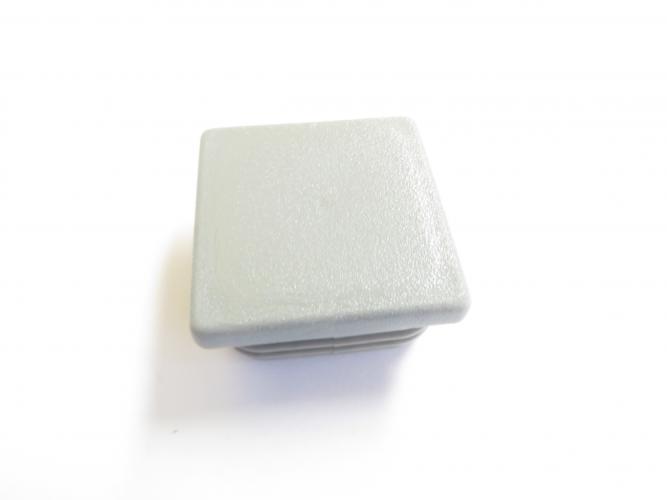 Plastprop til firkantrør, 40x40, 1-3 mm - Grå - Smedebutikken.dk